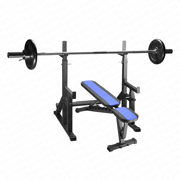 Силовая скамья RaySport Скамья/стойки со страховкой-2 купить по выгодной цене в интернет ...