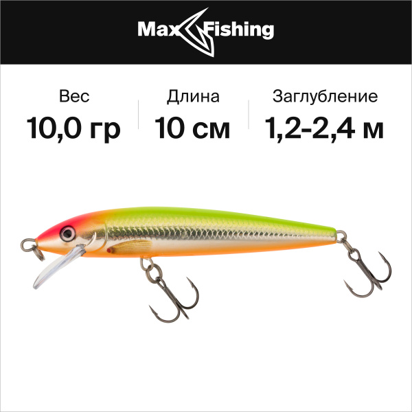 Воблер Минноу (Minnow) Rapala Husky Jerk, 1.2-2.4 м купить по выгодной цене в интернет-магазине ...