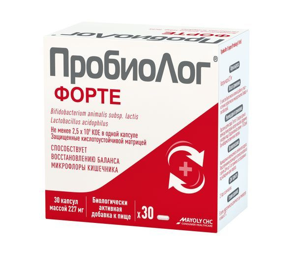 ПробиоЛог Форте капс. 227мг №30 (БАД) - купить с доставкой по выгодным ...
