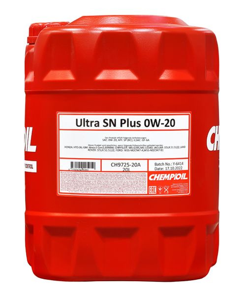 Масло моторное CHEMPIOIL 0W-20 Синтетическое - купить в интернет ...