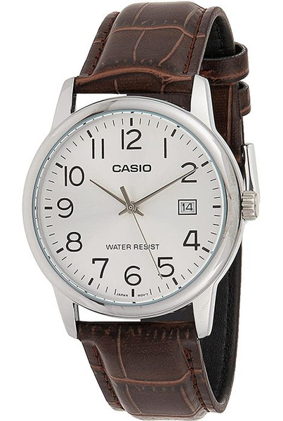Кварцевые мужские наручные часы Casio Collection Mtp V002l 7b2 с индикацией текущей даты
