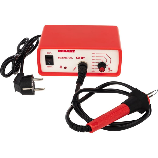 REXANT Универсальный выжигательный прибор с функцией термоконтроля 220V/40W 12-0142 - купить с ...