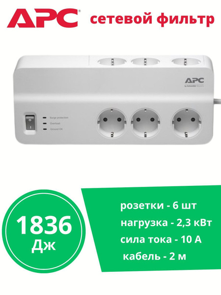 Сетевой фильтр APC - купить по выгодной цене в интернет-магазине OZON ...