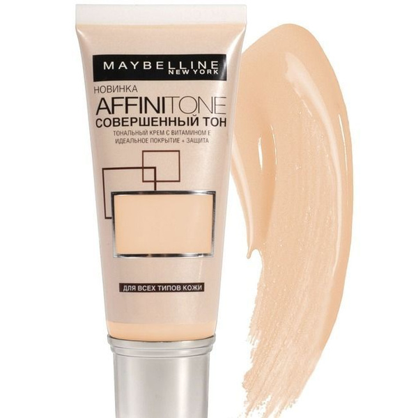 Maybelline New York Тональный крем для лица Affinitone, с аргановым ...