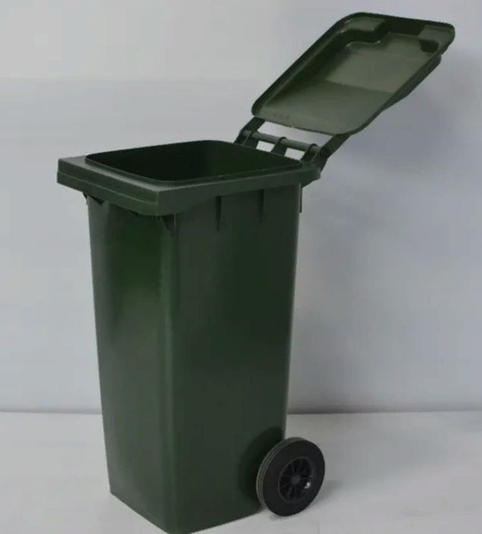 Мусорный бак GPLAST, зеленый, темно-зеленый купить по доступной цене с ...