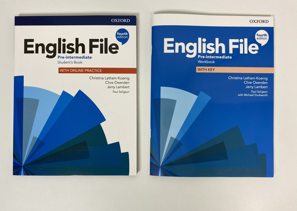 English File Pre-Intermediate 4th edition, Student's Book, Workbook ...