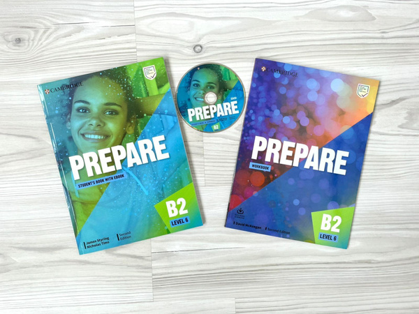 Prepare 6 . Level 6 B2 . Комплект-Учебник+Рабочая Тетрадь+Диск - купить с доставкой по выгодным ...
