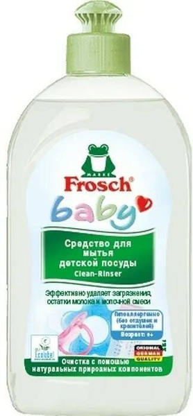 Frosch Средство для мытья посуды детское, 500 мл - купить с доставкой ...