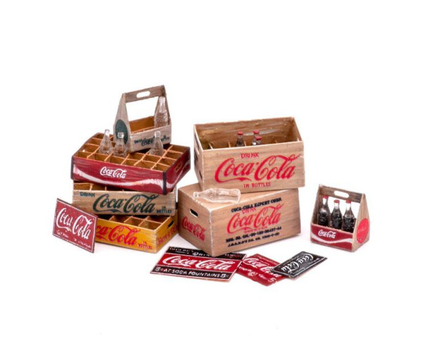 MiniWarPaint Coca-Cola в бутылках, 1916-1957 гг, 1/35, Сборная модель купить на OZON по низкой ...