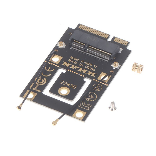 Переходник M.2 NGFF на Mini PCI-E (PCIe+USB) - купить с доставкой по ...
