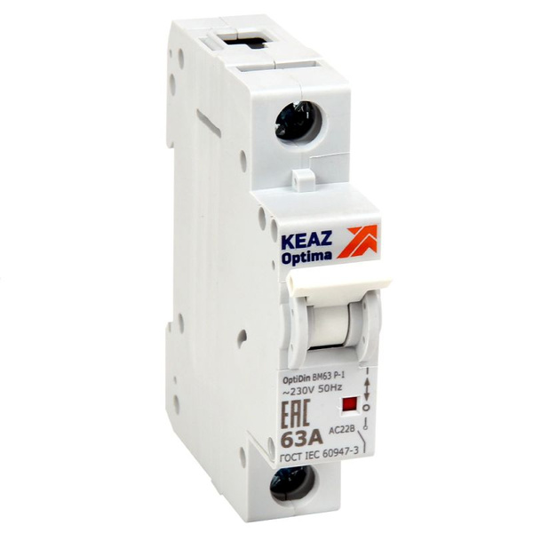 Купить Выключатель нагрузки модульный 1п 40А OptiDin BM63Р УХЛ3 .103891 КЭАЗ по низкой цене в ...