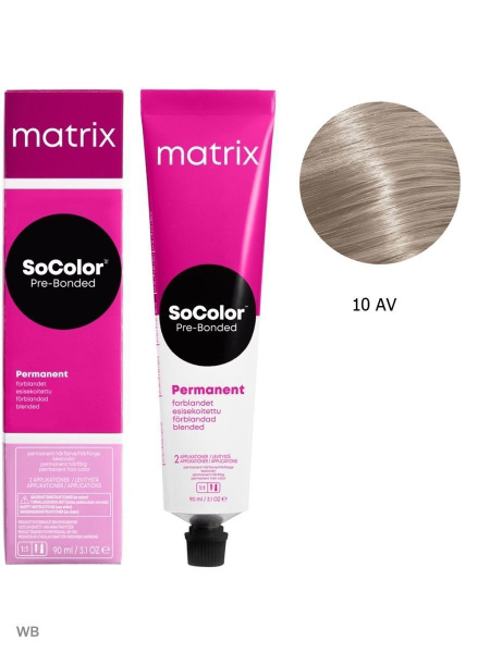 Краска для волос Matrix SoColor Pre-Bonded 10AV - купить с доставкой по ...