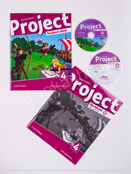 Комплект Project Level 4 Student Book + Workbook + CD - купить с ...