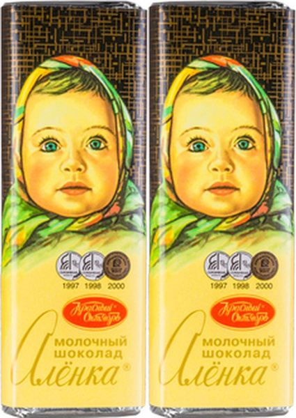 Характеристики Шоколад Аленка Молочный шоколад, комплект: 2 упаковки по ...