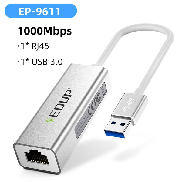 EDUP USB 3,0 HUB USB-разветвитель 3 порта Type C HUB USB-Rj45 Gigabit ...