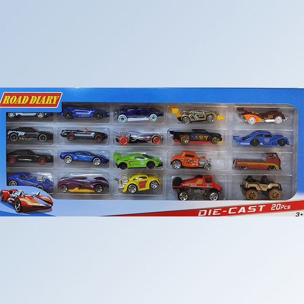 Набор машинок коллекция 20 шт/гоночные машинки Road Diary/Die-Cast ...