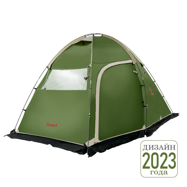 Палатка 4-местная BTrace Dome 4 - купить по выгодной цене в интернет-магазине OZON (1014975509)