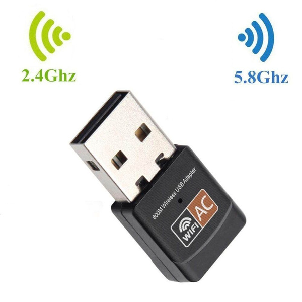 Wi-Fi адаптер 2,4 ГГц + 5 ГГц, двухполосный с встроенной антенной до ...