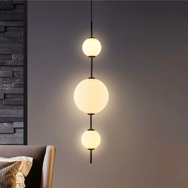 Современная креативная люстра из стеклянных шаров - купить по низкой ...