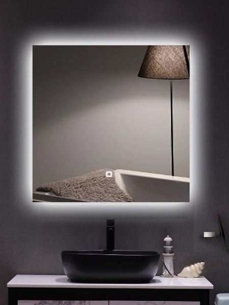 Зеркало для ванной Alias "Квартал с подсветкой 1401", 60 см х 60 см - купить по выгодным ценам в ...