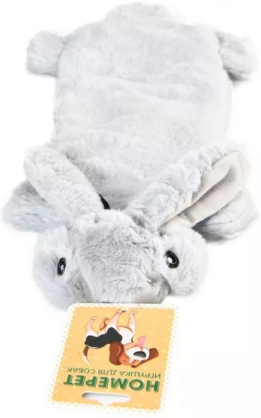 Homepet Игрушка Заяц с пищалкой и шуршащим эффектом для собак, плюш, 54 ...