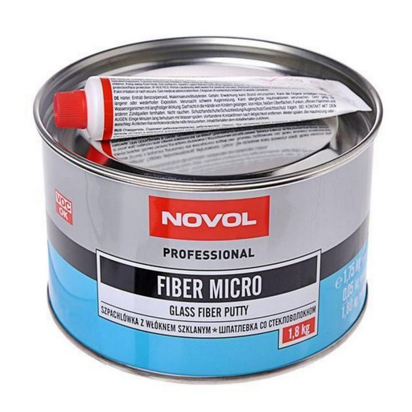 Шпатлевка автомобильная NOVOL FIBER MICRO Glass Fiber Putty со ...