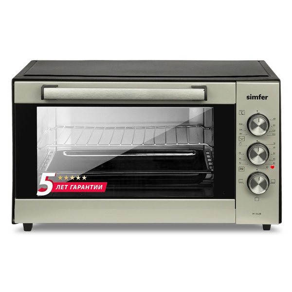 Мини-печь Simfer M 3528, серебристый, 35 л купить по низкой цене с доставкой в интернет-магазине ...