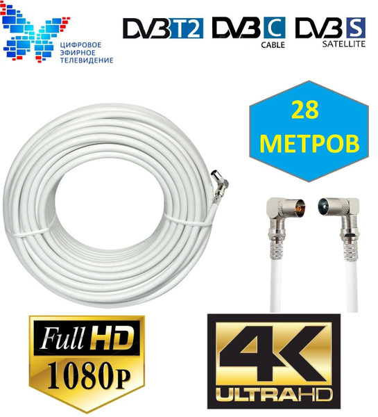 Кабель Разъем для антенны (TV\F), RF TERAMOUNT TM-28TVUU - купить по ...