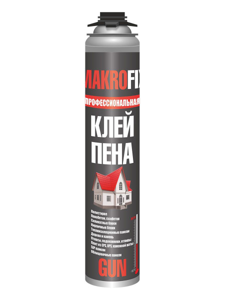Клей-пена монтажная полиуретановая для стен, крыш, фундамента ...