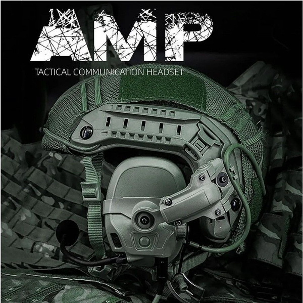 Активные тактические стрелковые наушники FMA FCS AMP - купить с ...
