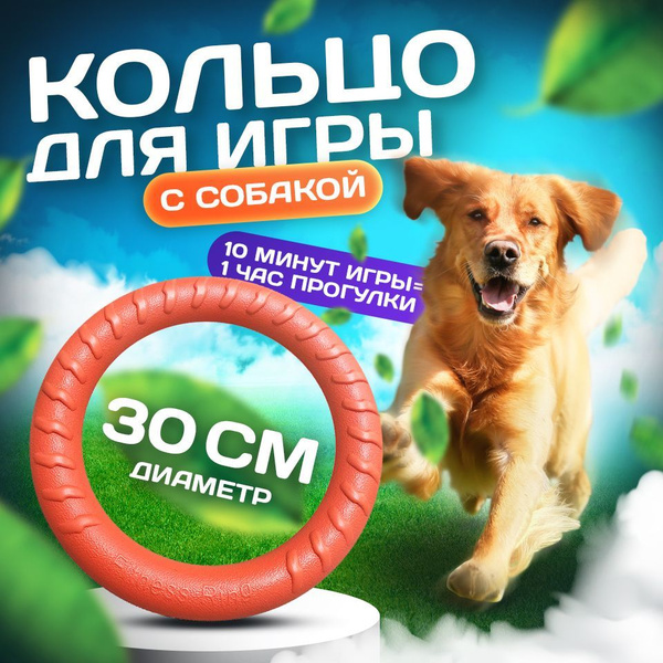 Кольцо для собак 30 см/игрушка пуллер для животных - купить с доставкой ...