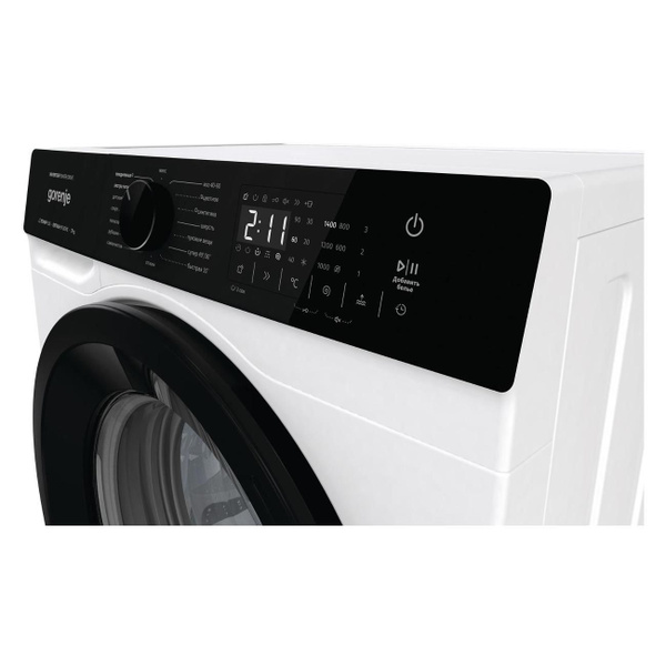 Стиральная машина Gorenje WNHA74SAS, белый, черный - купить по выгодной ...