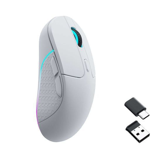 Беспроводная оптическая мышь Keychron M3 2,4 ГГц и Bluetooth, проводная ...