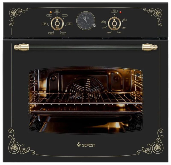 Духовой шкаф Gefest 602-02 К93 черный - купить с доставкой по выгодным ценам в интернет-магазине ...