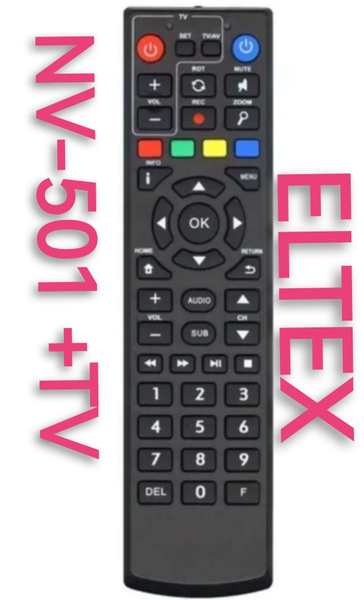 Пульт ДУ HUAYU Пульт NV-501 +TV для ELTEX приставки - купить по выгодной цене в интернет ...