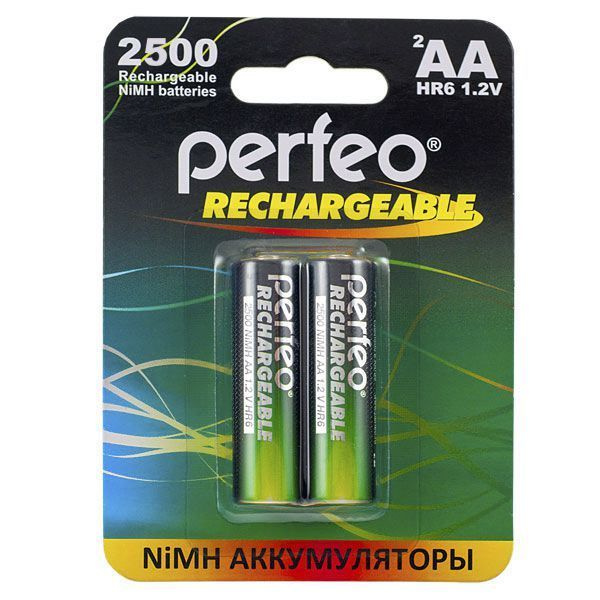 Аккумулятор АА Hr6 2bl 2500mah Perfeo Ni Mh 2шт купить с доставкой