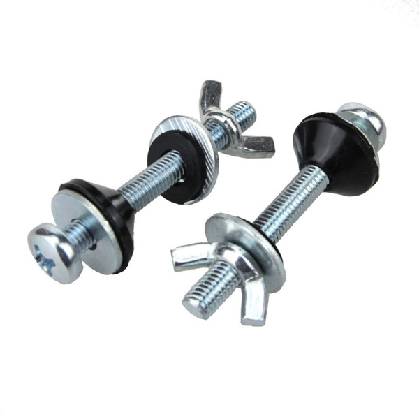 Крепление для унитаза к бачку, MasterProf, 2 шт, М8, с барашком, индивидуальная упаковка ...