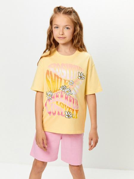 Футболка Acoola, размер 140, цвет желтый, хлопок 100% - купить по выгодной цене в интернет ...