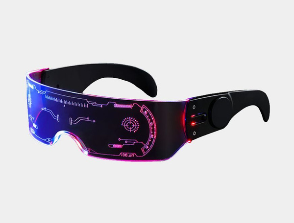 Светящиеся неоновые светодиодные LED очки - купить по доступным ценам в ...