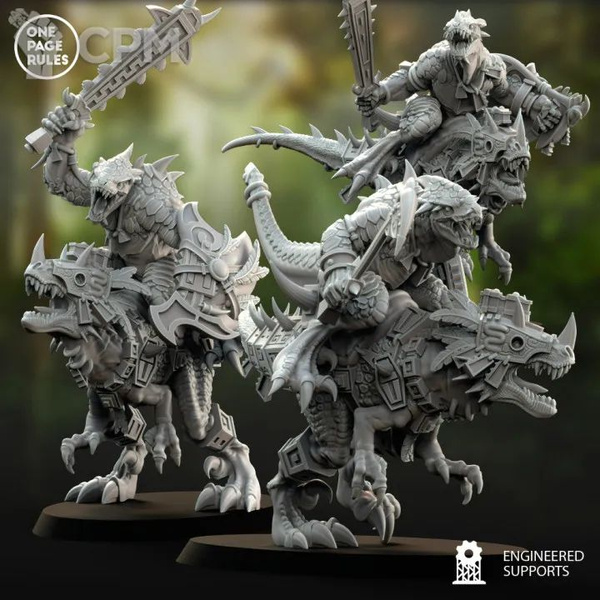 Warhammer Saurus Riders Clubs/Наздники завров с дубинами - купить с ...
