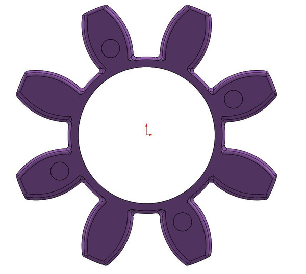 Эластичная вставка (звездочка) для муфты ROTEX 55 (SPIDEX 55) - купить ...