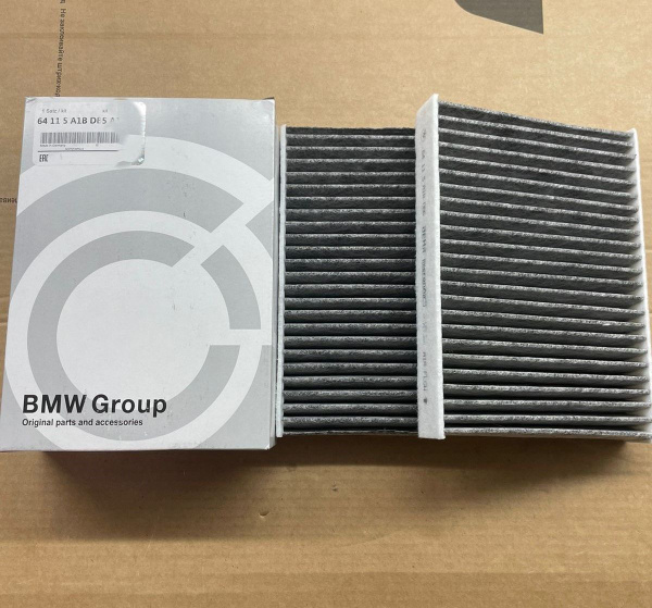 Фильтр салонный BMW 64115A1BDB6 Фильтр салонный угольный комплект ...