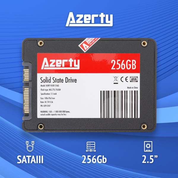 256 ГБ Внутренний SSD-диск Azerty Bory R500 (029-1247) - купить по выгодной цене в интернет ...