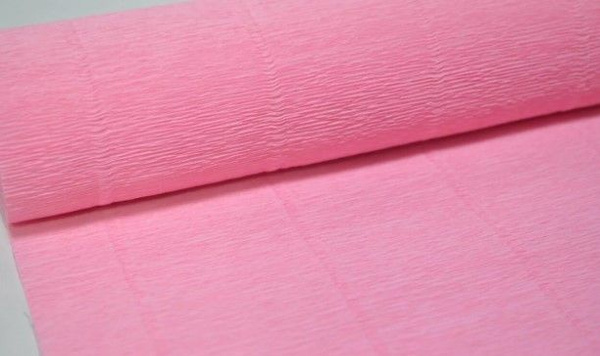Бумага гофрированная простая, 180гр 549 розовая Cartotecnica Rossi ...