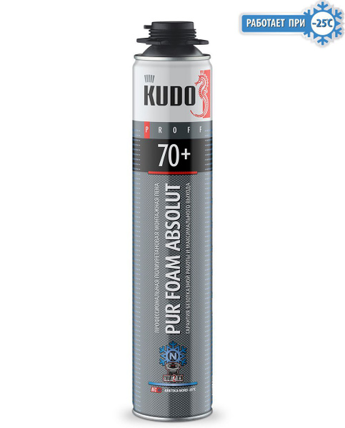 Бытовая монтажная пена KUDO Пена монтажная пистолет PROFF 70+ Арктика ...