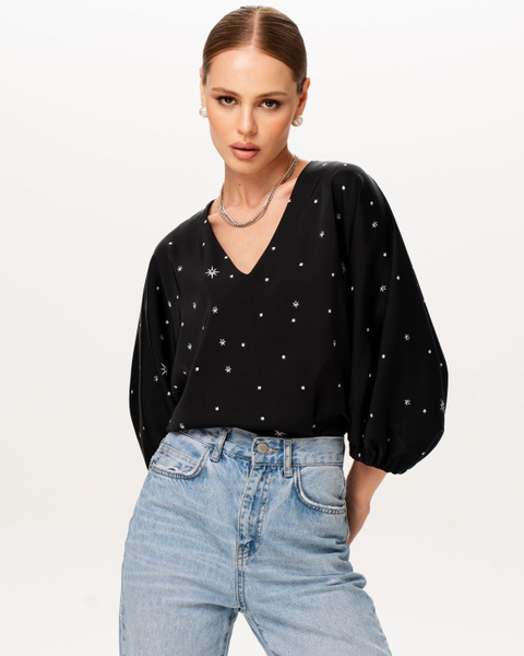 Футболка SAHAR art lab, размер 52, 54, цвет черный, 100% полиэстер - купить по выгодной цене в ...