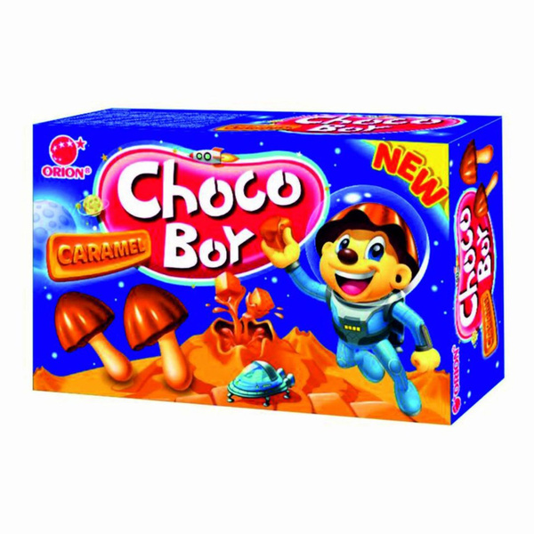 Печенье Orion Choco Boy Caramel бисквитное с карамелью 45 г - купить с ...