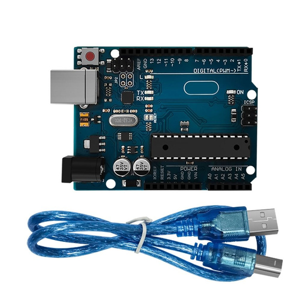 Характеристики Плата Uno R3 Atmega328p Новой версии совместимая с проектами Arduino Ide