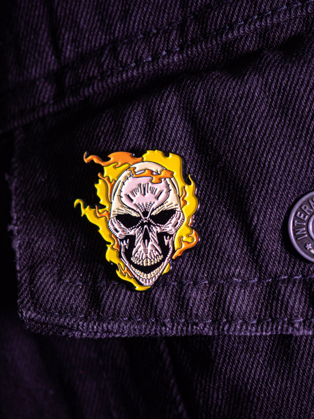Металлический пин "McFarlane Collection Ghost Rider" - купить с ...
