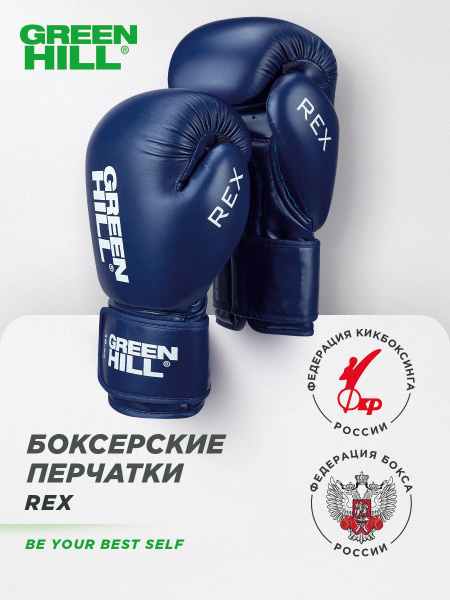 Боксерские перчатки Green Hill REX, 10 - купить по низким ценам в ...